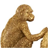 Free Shipping! DecMode 27" x 8" Gold Polystone Textured 8 Hanger Monkey Wall Hook, 1-Piece ...