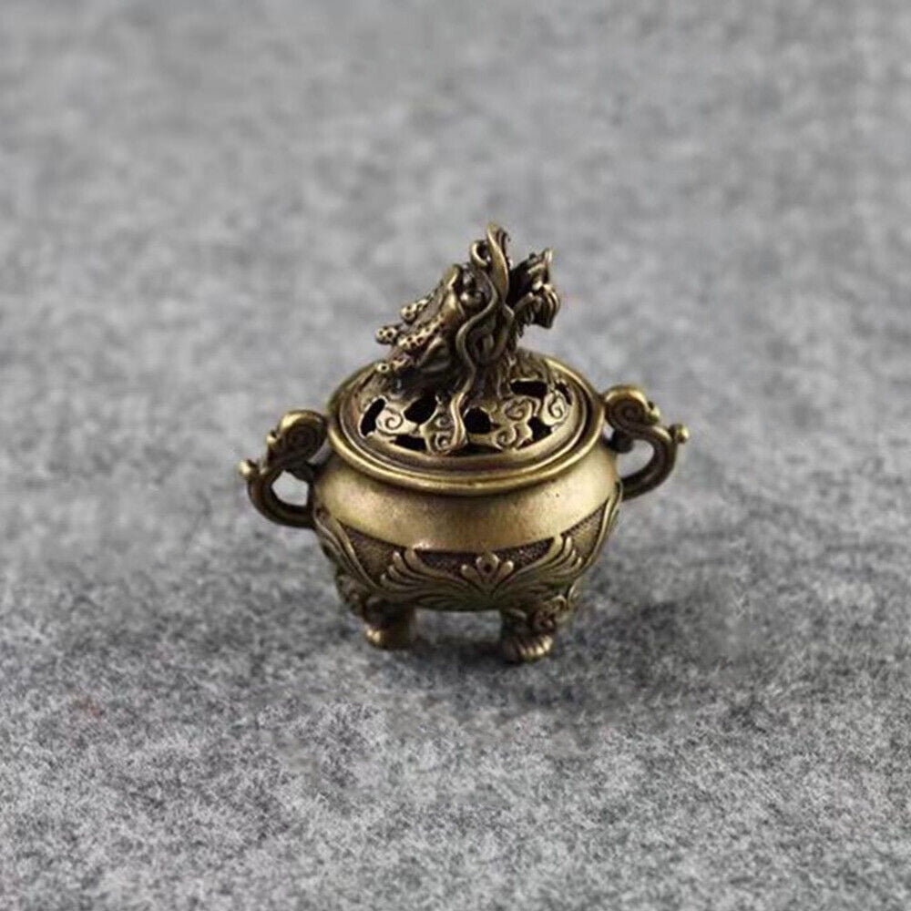 Copper Dragon Head Incense Burner Incense Cone Burner Incense Stick ...