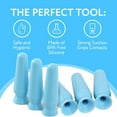 Scleral Lens Remover and Inserter Pack of 3, Ventless Suction Tool for ...