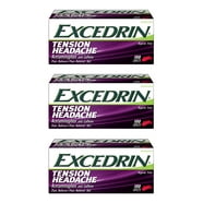 Excedrin Migraine Pain Reliever Caplets, 24 Count, 3 Pack - Walmart.com