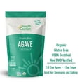 Health Garden Natural Organic Blue Agave Sweetener, Sugar Free, 12 Oz ...