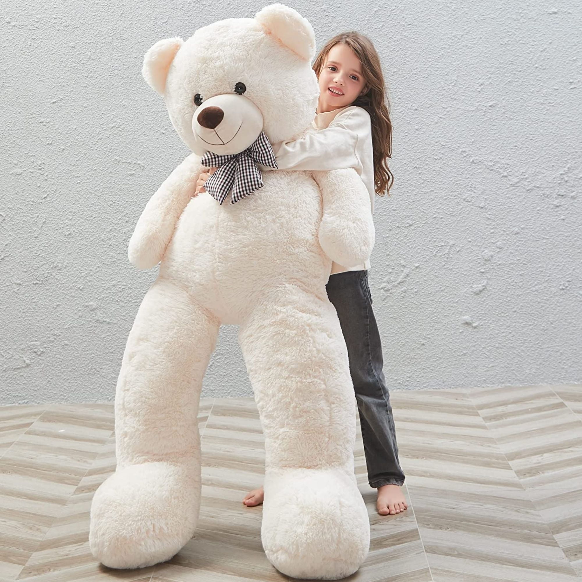 MorisMos Giant Teddy Bear 55" Stuffed Animal Soft Big Bear Plush Toy ...