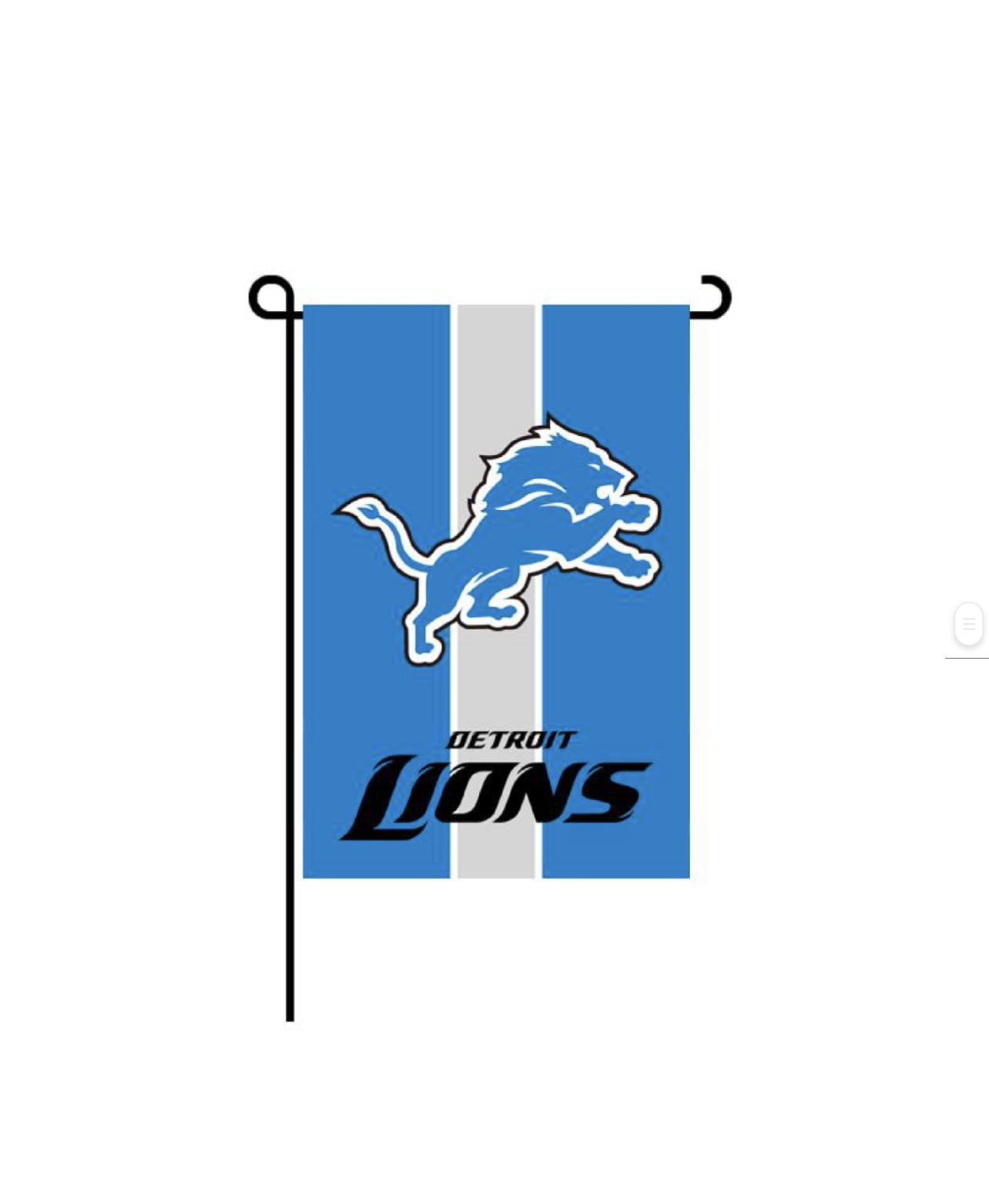 Detroit Pro Football Team Flag 12 x 18 inch Garden Flag Football Banner ...