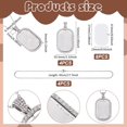 4Pcs 304 Stainless Steel Women Chain Necklaces with 4Pcs Alloy Pendants ...