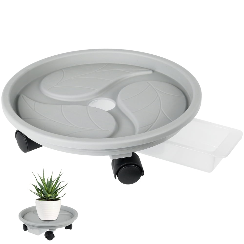 Willstar Plant Caddy, Plant Stand with Wheel Plant Cart with Water ...