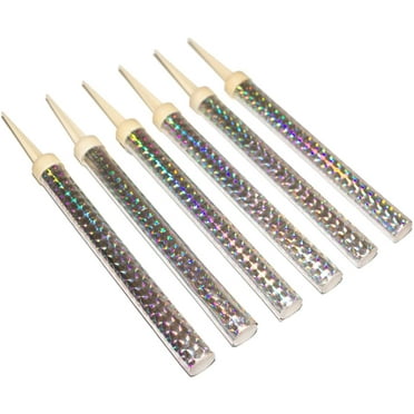 King of Sparklers Pack of 6 VIP Gold Wrapping Sparkling Candles for ...