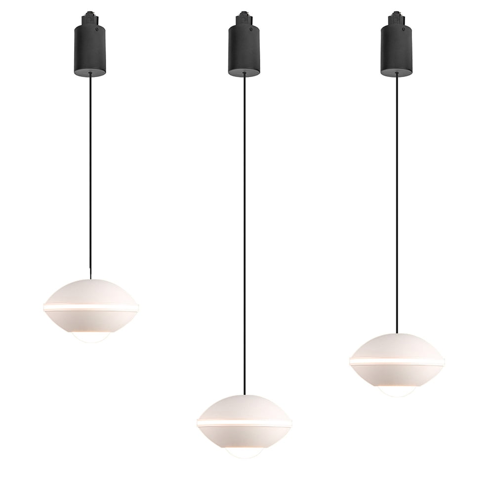 FSLiving 8W H-Type Track Pendant Light Retractable Lift Droplight with ...