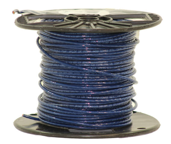 Southwire 229674 Stranded Copper Wire Color: Blue 12AWG L: 205 Ft THHN ...