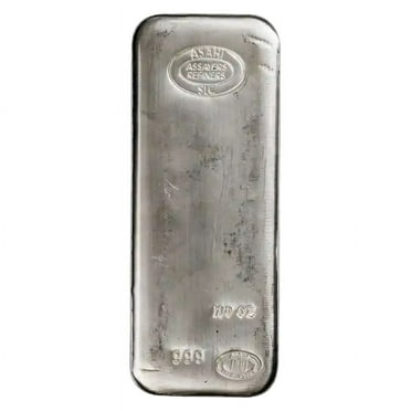 Asahi, 100pc Lot - 1 oz Silver Bar .999 Fine Bullion - Walmart.com