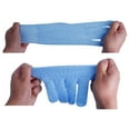 EvridWear Exfoliating Nylon Dual Texture Shower Gloves for Body Scrubs ...