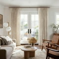 2 Pack Deep Walnut Wood Curtain Rods for Windows 66 to 120 1" Diameter ...