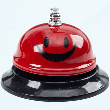 Super Loud Solid Hand Call Bell Wooden Handle Christmas Hand Call Bell ...