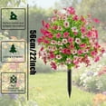 22" Artificial Topiary Ball Flowers For Outdoors Planters, Spring ...