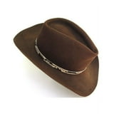 Western Hatband Black & White Genuine Python Snake Skin with 3 Pc ...