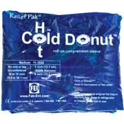 Relief Pak Hot Cold Donut Roll-on Compression Sleeve, Medium - Walmart ...