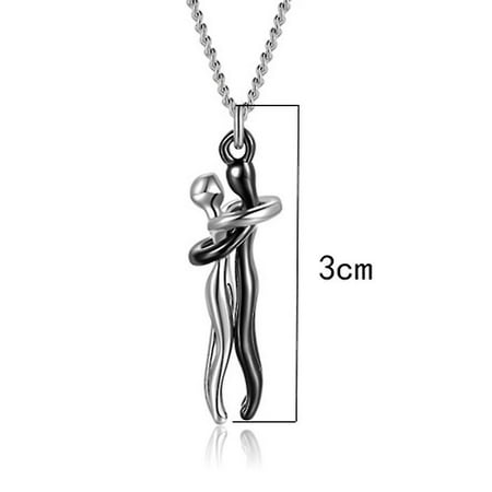 Couple Hug Pendant Necklace Gifts | Walmart Canada