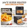 Compact 8.5 Quart Air Fryer Oven with Adjustable Time and Temperature ...