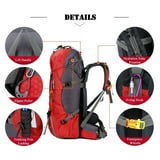 60L Waterproof Lightweight Hiking Backpack with Rain Cover,Outdoor ...