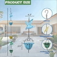 Hummingbird Rain Chain , Decorative Bell Link Collection System for ...