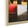 ArtToFrames 4" x 36" Silver with Black Lip Picture Frame, 4x36 inch ...