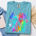 Christian Shirt for Women, Daughter Of The King Tee, Watercolor Rainbow ...