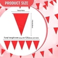 400 ft Solid Pennant Banner Flags 240 Pcs String Hanging DIY Triangle ...