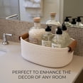 Beautiful Storage Basket Set of 5 - Sturdy Cotton Rope Baskets for ...