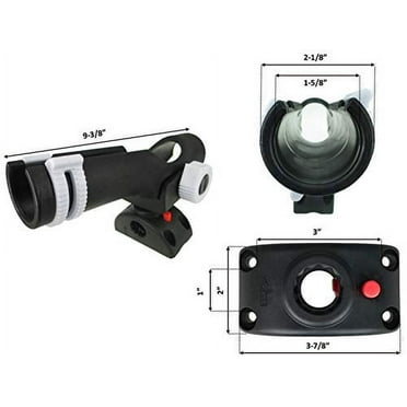 Pactrade Marine Adjustable Fishing Rod Holder for Boat Pontoon, 180 ...