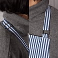 Now Designs Narrow Stripe Cotton Chef's Kitchen Apron, Royal Blue ...