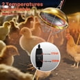 2- Heat Lamp for Chickens, 170W & 350W Adjustable Heating Temperature ...