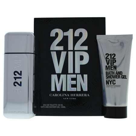 212 VIP by Carolina Herrera for Men - 2 Pc Gift Set 3.4oz EDT Spray, 3 ...