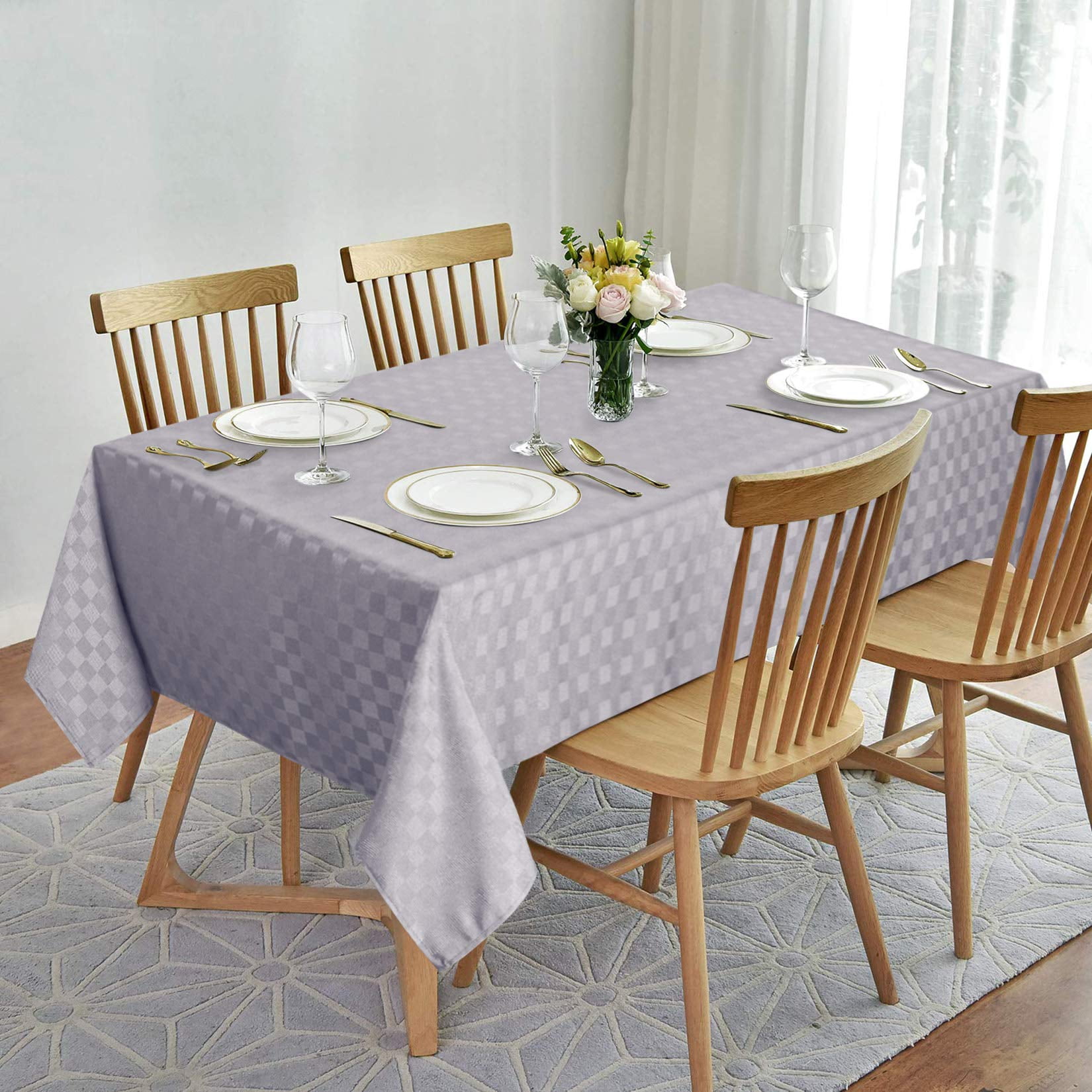 Litake Tablecloths for Rectangle Tables Waterproof Stain Resistant ...