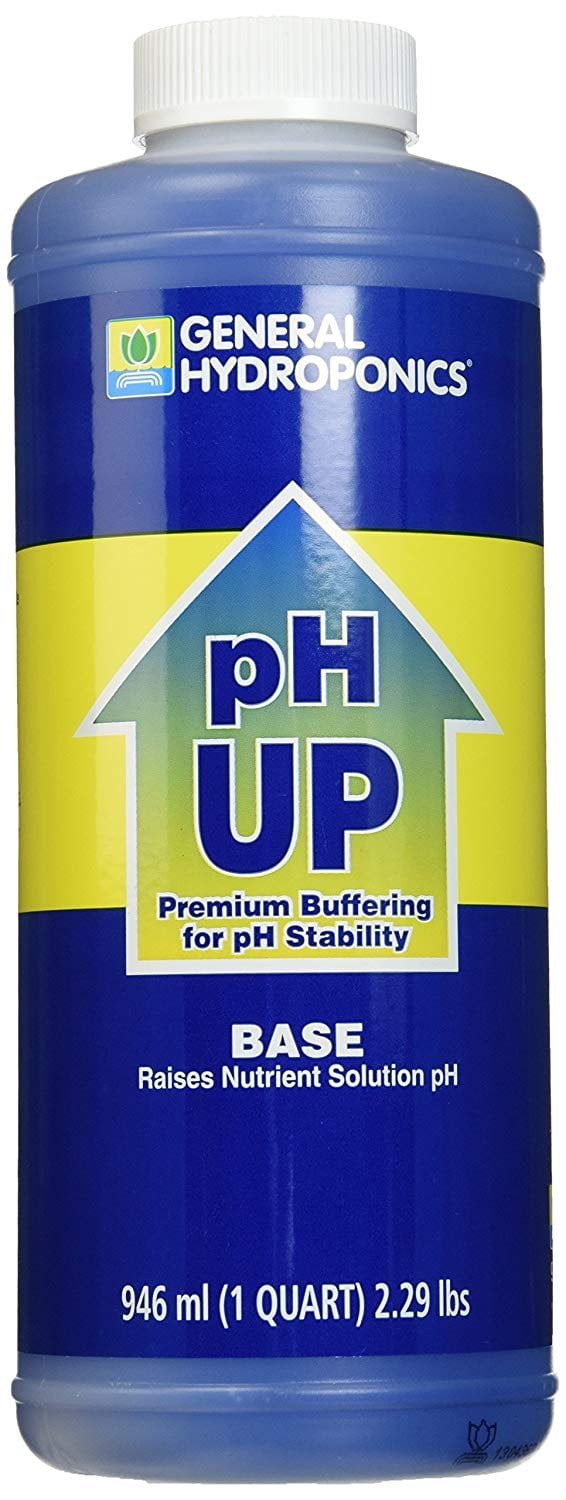 pH UP Liquid pH Adjuster - 1 Quart - by General Hydroponics ...