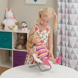 My Life As Fluffy Saucer Chair, White, for 18" Dolls - Walmart.com