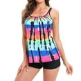 Dovford Blouson Tankini Swimsuits for Women 2 Piece Bathing Suits Tops ...