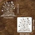 1pc Plastic Reusable Drawing Painting Stencils Templates for Painting ...