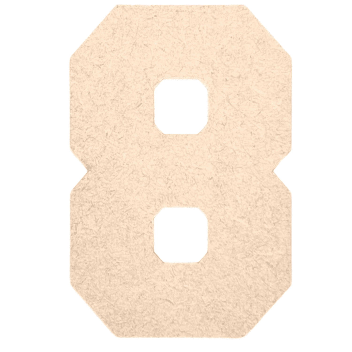 Krafty Supply - 12" Tall MDF Number 8 | 1/8" Thick | Collegiate ...