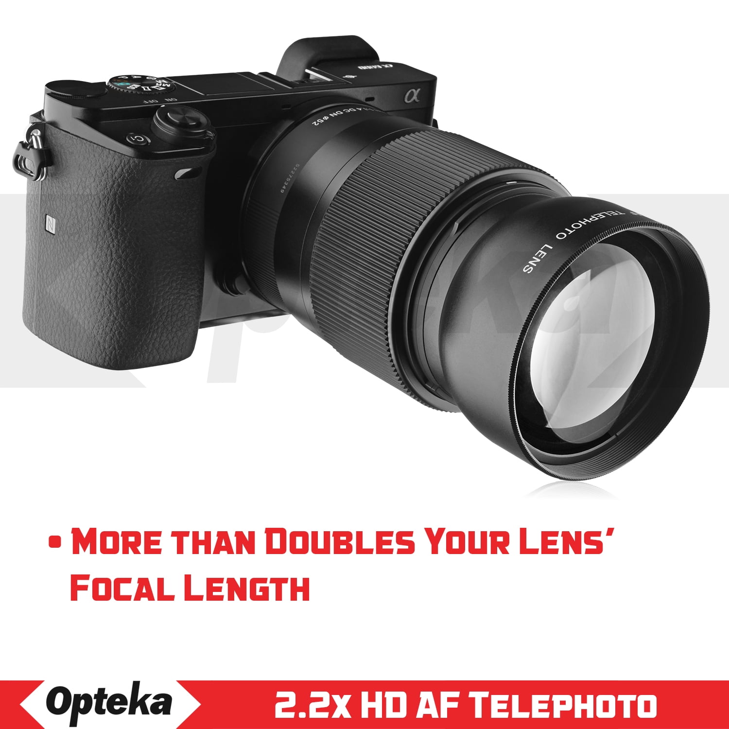 Buy Opteka 2.2x High Definition AF Telephoto Lens for Canon Digital SLR ...