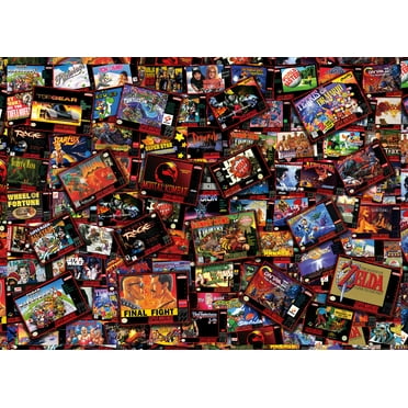 Arcadeageddon! Retro Arcade Game Collage 1000-Piece Jigsaw Puzzle ...
