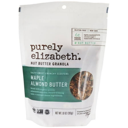 Purely Elizabeth - Nut Butter Granola Maple + Almond Butter - 10 oz ...