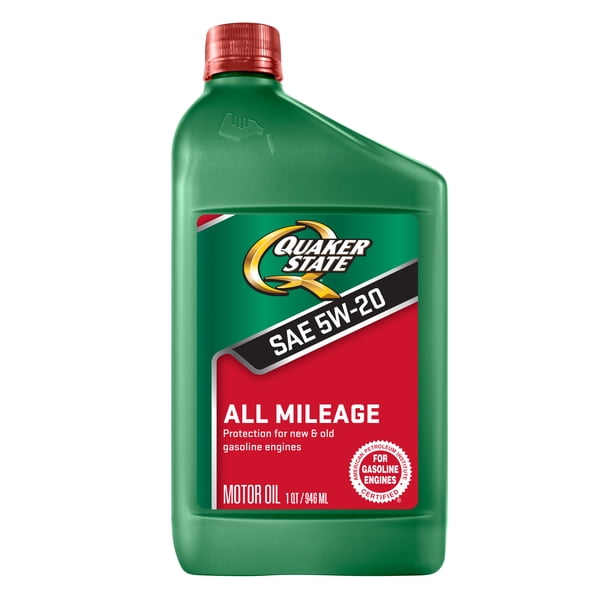 Quaker State All Mileage 5W-20 Motor Oil, 1 Quart - Walmart.com