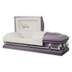 Titan Casket - Satin Series Funeral Coffin in Red - Walmart.com