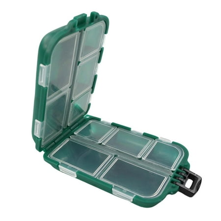 Jinveno Multi-grids Waterproof Fishing Tackle Boxes Lure Bait Hook ...