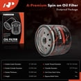 A-Premium 4-PC 10K Miles Protection Spin On Oil Filter Compatible with ...