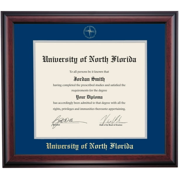 OCM Diploma Frame for University of North Florida UNF, 19" x 21 ...