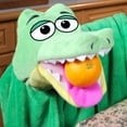 Cuddleuppets: Gator - Green, 2-In-1: Plush Puppet & Blanket, Soft ...