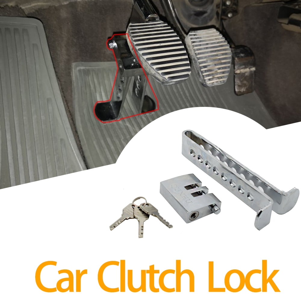 Brake Pedal Lock Anti-theft Security Stainless Steel Clutch Lock for ...