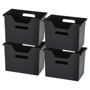 Storex Premium Plastic File Crate, Holds Letter and Legal Folders ...