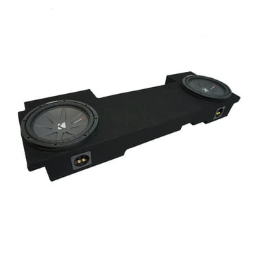 04-12 Chevy Colorado Crew Cab Truck Kicker CompVT CVT10 Dual 10" Sub Box 2 Ohm - Walmart.com