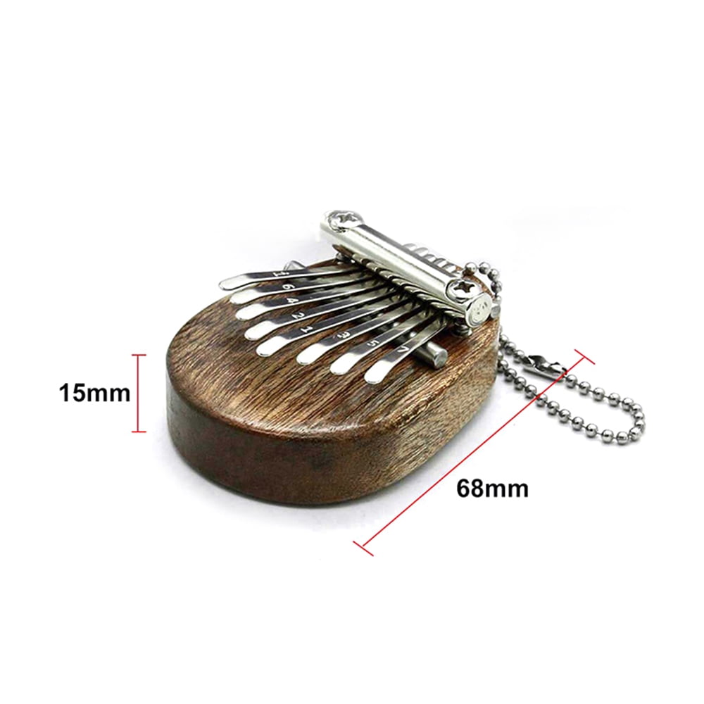 Buy 8 Key Kalimba Mini Portable Thumb Piano Finger Percussion Keyboard ...